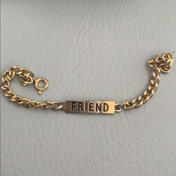 Jewelry | Friend Gold Bracelet | Poshmark